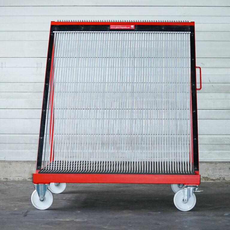 Harp rack (castor rollers or sliding plate) - Pichler GLASS LOGISTICS